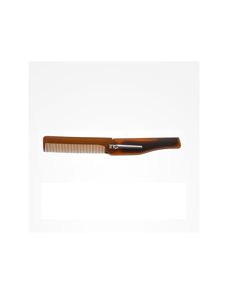 Peigne à barbe et moustache pliable